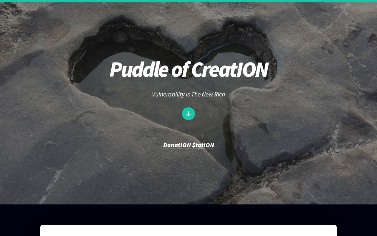 Puddle of Creation